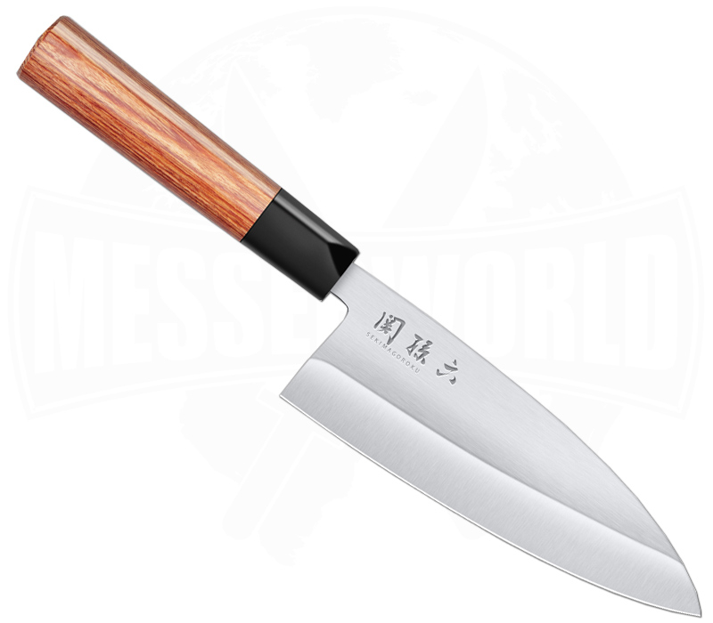KAI Seki Magoroku Red Wood Deba - MGR-0155D | Messerworld.en