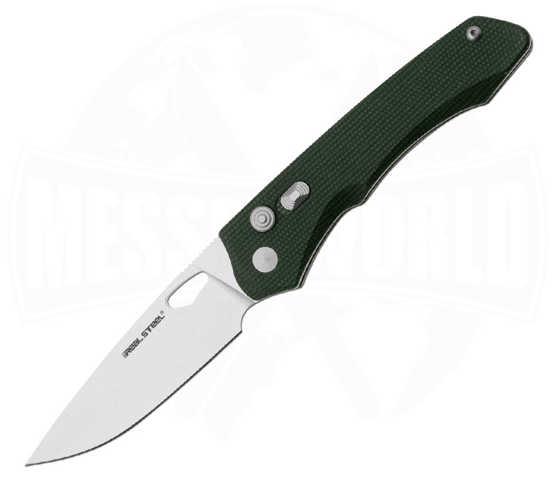 Real Steel Griffin Pro Micarta Green RE381 | Messerworld