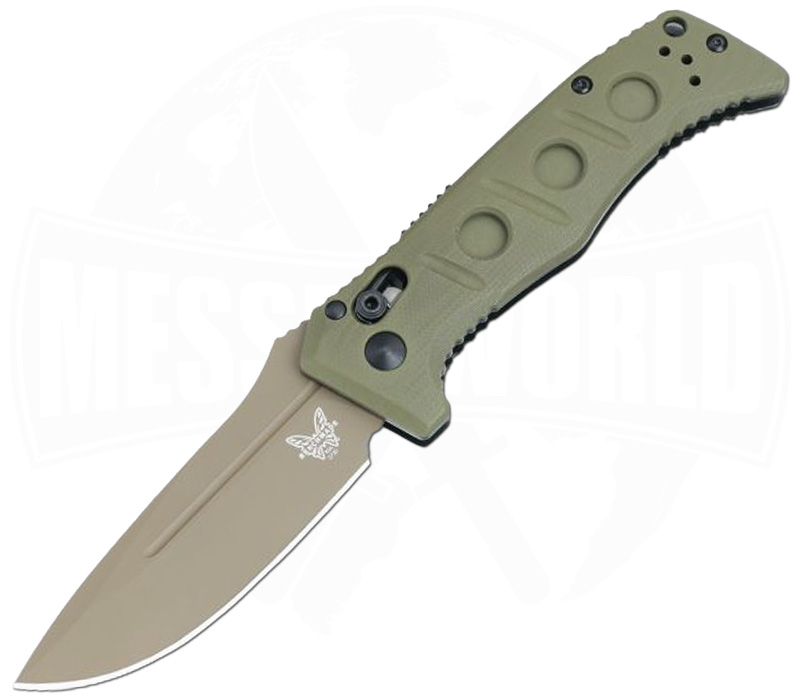 Benchmade Mini Auto Adamas OD Green 2730FE-2 | Messerworld.en