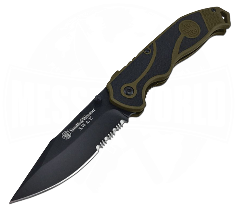 Smith & Wesson Folder Green/Black 1100058 | Messerworld