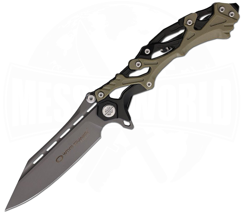 With Armour Alien Linerlock TAN WA-102DT | Messerworld