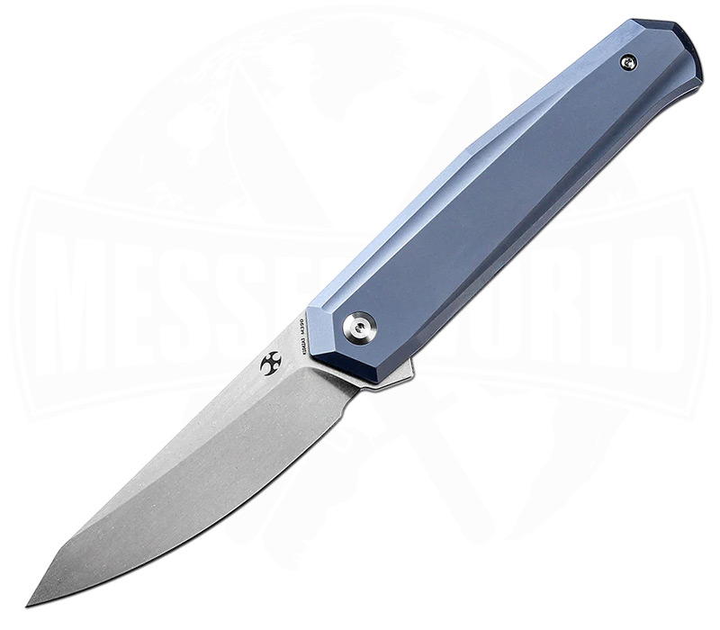 Kansept Integra Blue Anodized Titanium - Folder | Messerworld.en