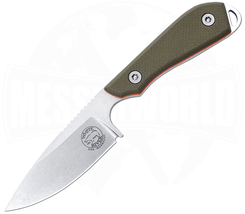 White River Knife & Tool - M1 Pro Green Orange Magnacut | Messerworld