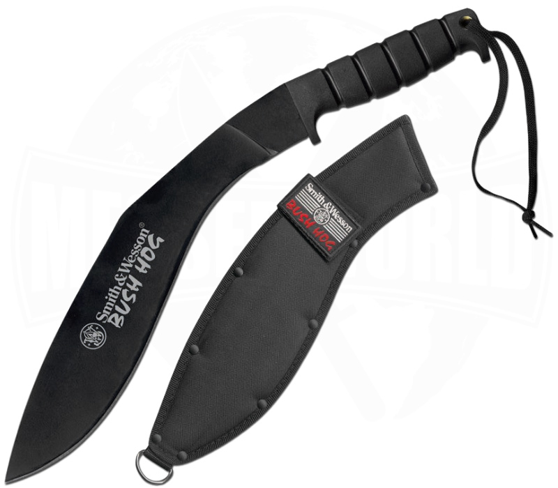 Smith & Wesson Bush Hog Kukri | Robuste Outdoor-Machete aus 440A Stahl ...