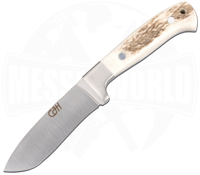 Herbertz Jagdmesser Hirschhorn – Feststehendes Jagd- & Outdoor-Messer ...