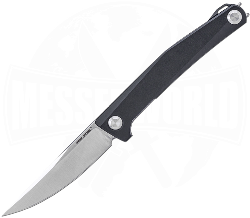 Real Steel Teres Aluminium Black | Messerworld